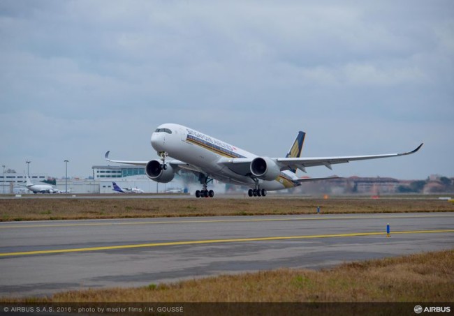 Singapore Airlines First A350-900 Completes Maiden Flight ...
