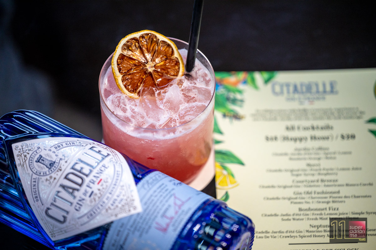 Raffles Courtyard offers Citadelle Gin Cocktails and Shen Tan Dishes ...