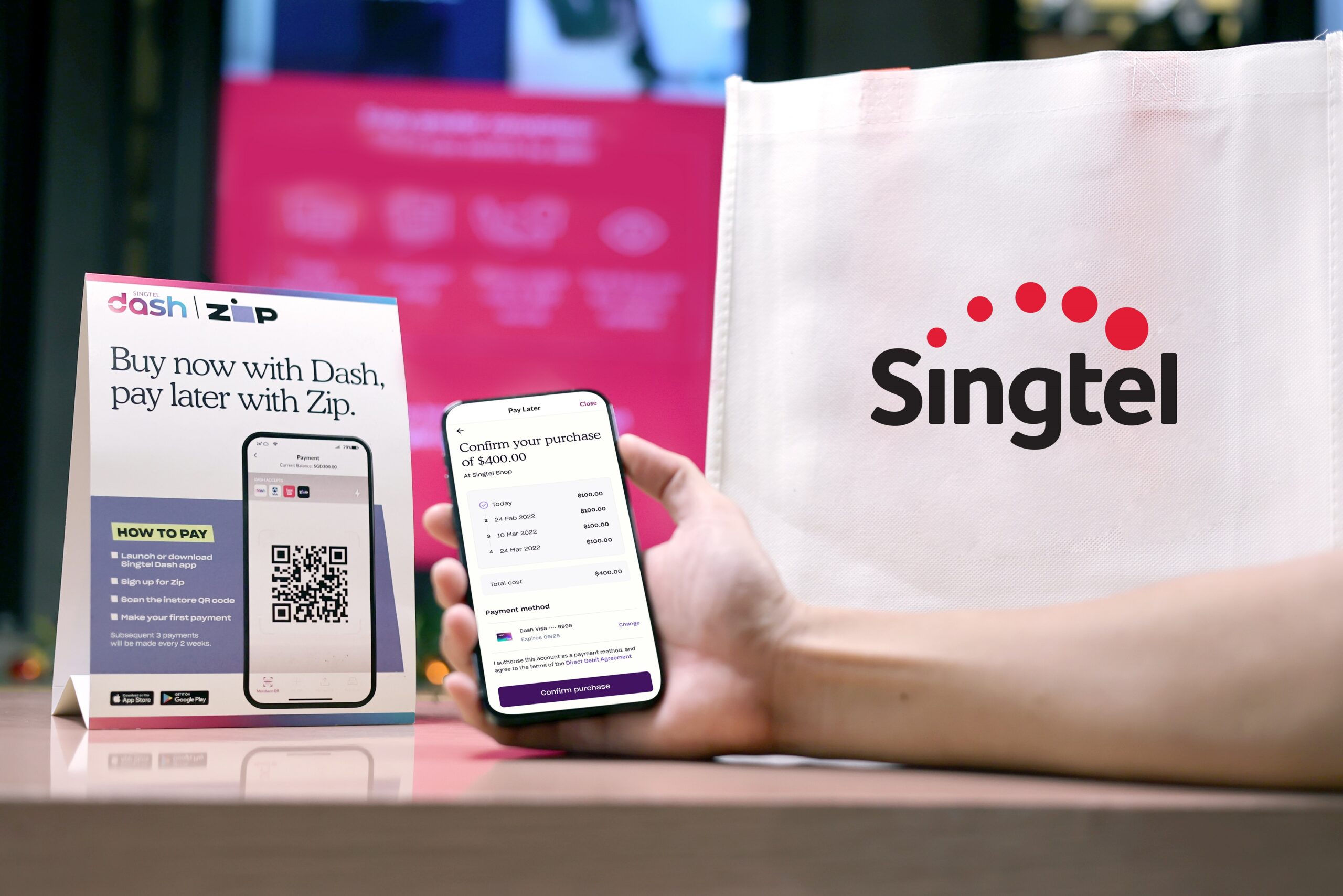 Zip Pay Later Service Launches in Singtel Dash App | SUPERADRIANME.com