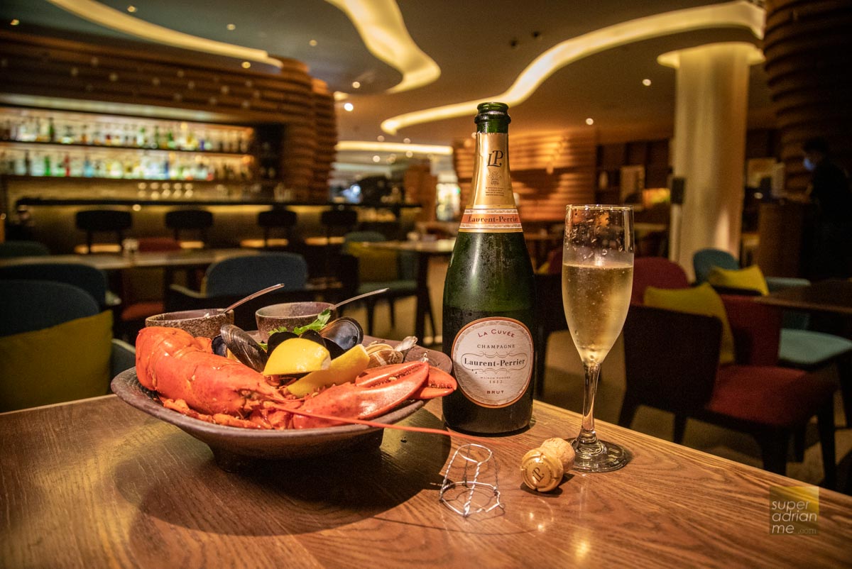 Opus Afternoon seafood platter and Laurent Perrier Champagne for Two ...