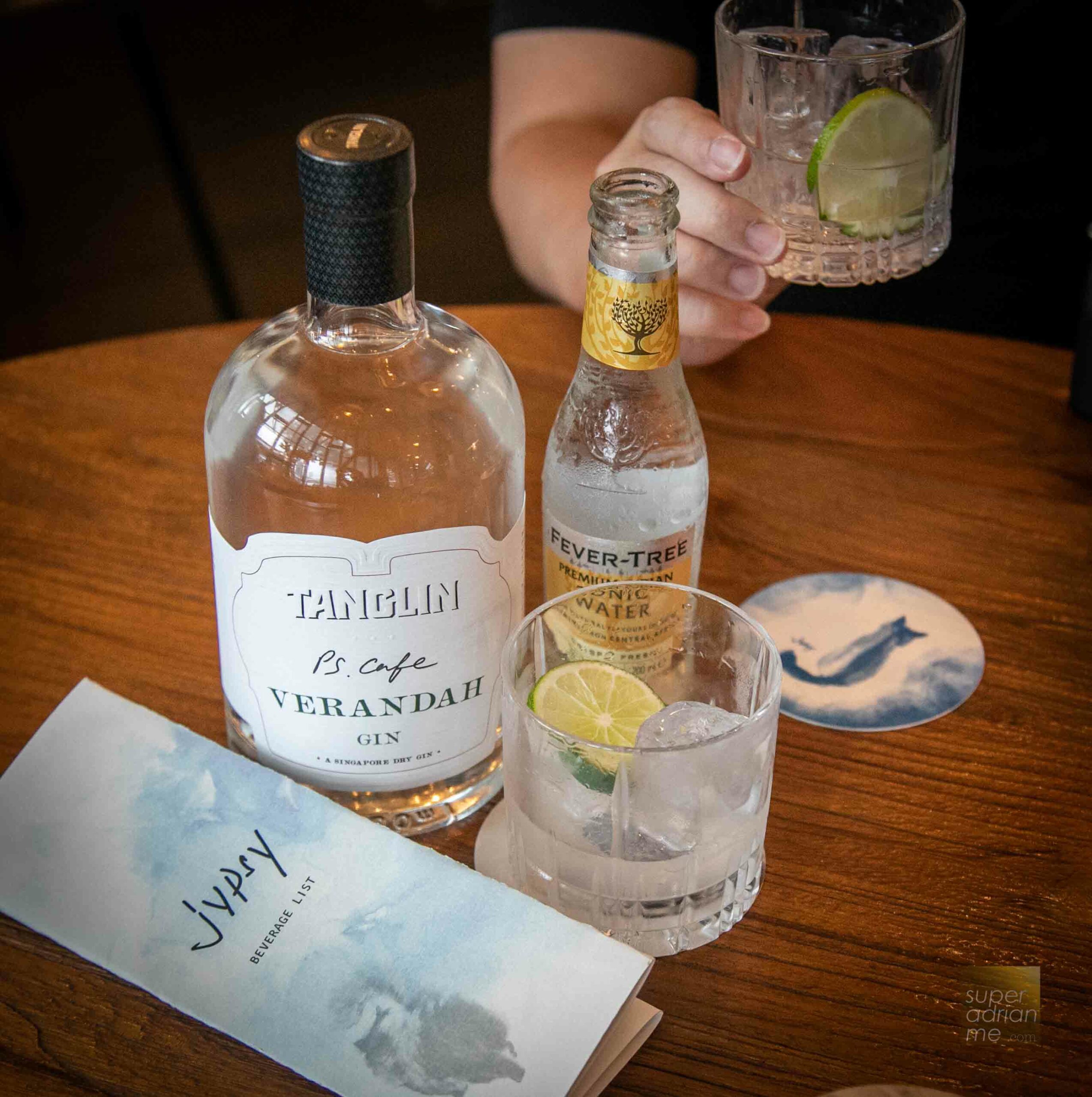 PS. Cafe Verandah Gin. A collaboration with Tanglin Distillery ...