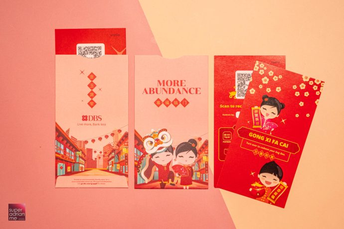 DBS QR Code Ang Baos 2024 Dragon Year Red Packet Designs ...