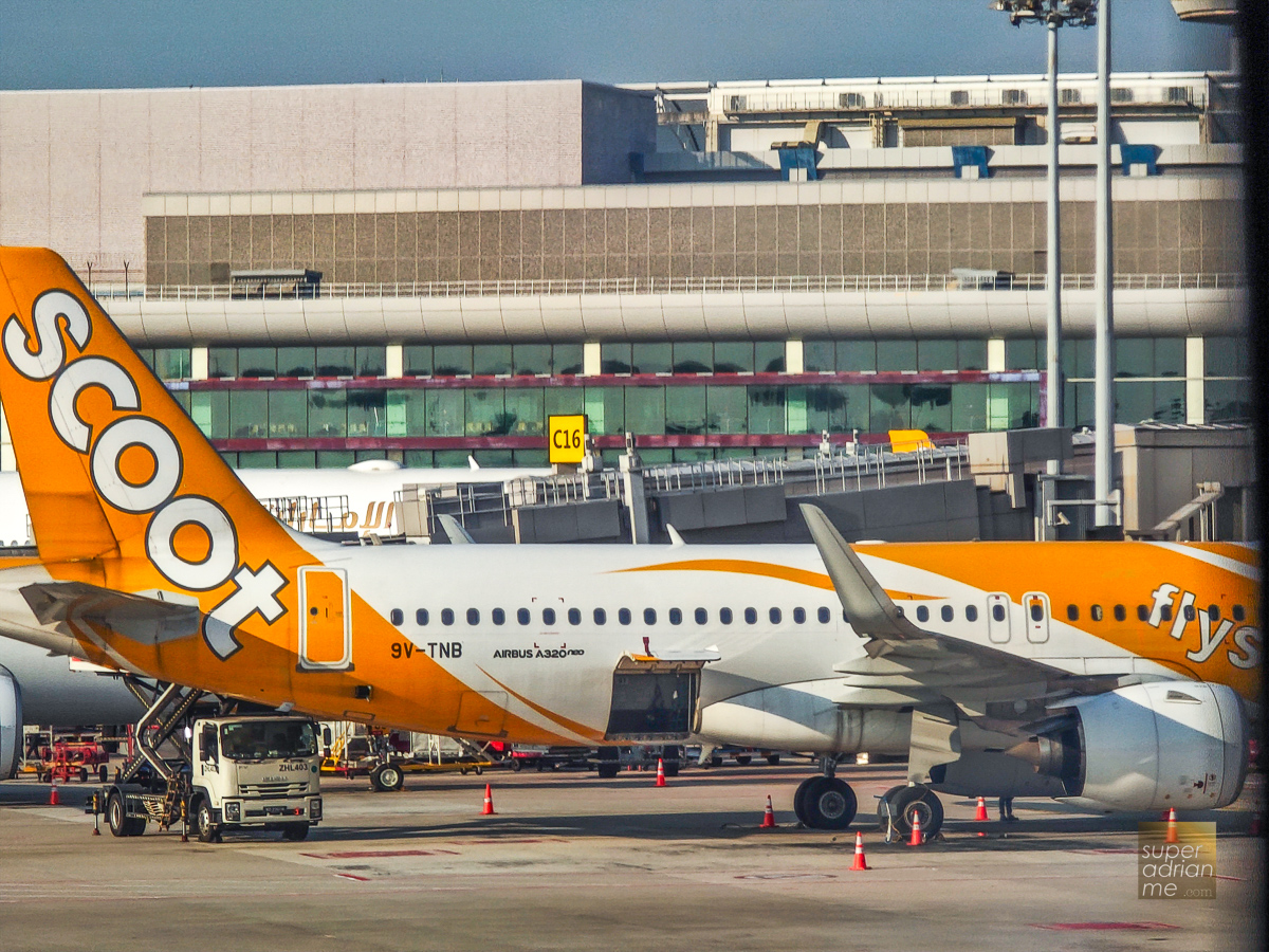 Scoot Aircraft with registration 9V-TNB at Changi Airport on 17 June ...