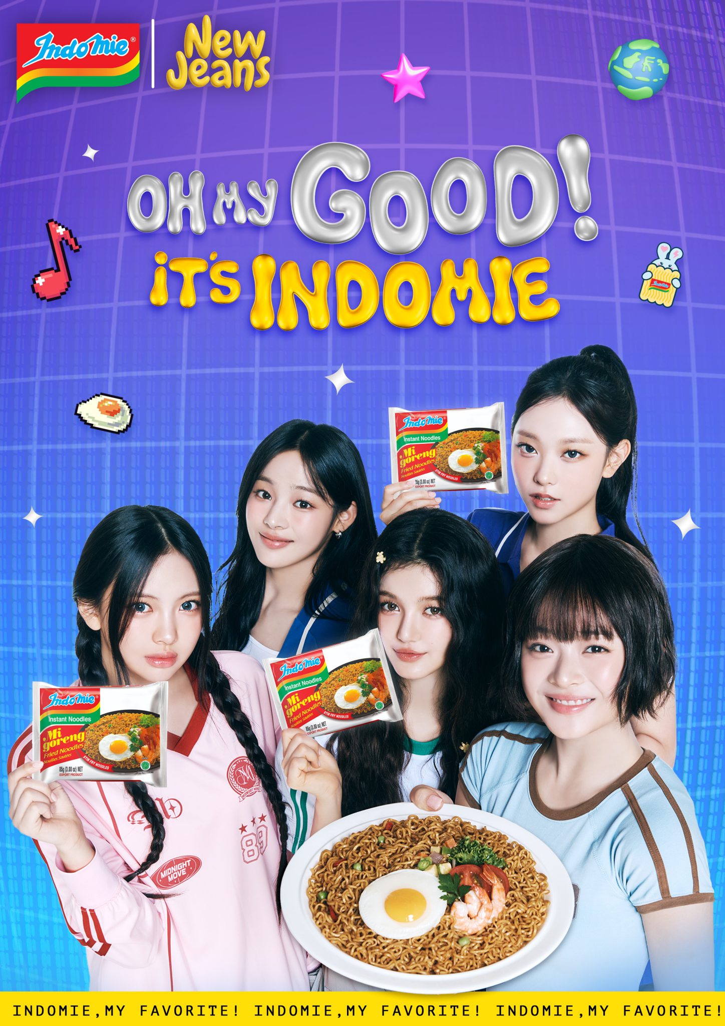 NewJeans joins Indomie as their Global Brand Ambassador | SUPERADRIANME.com
