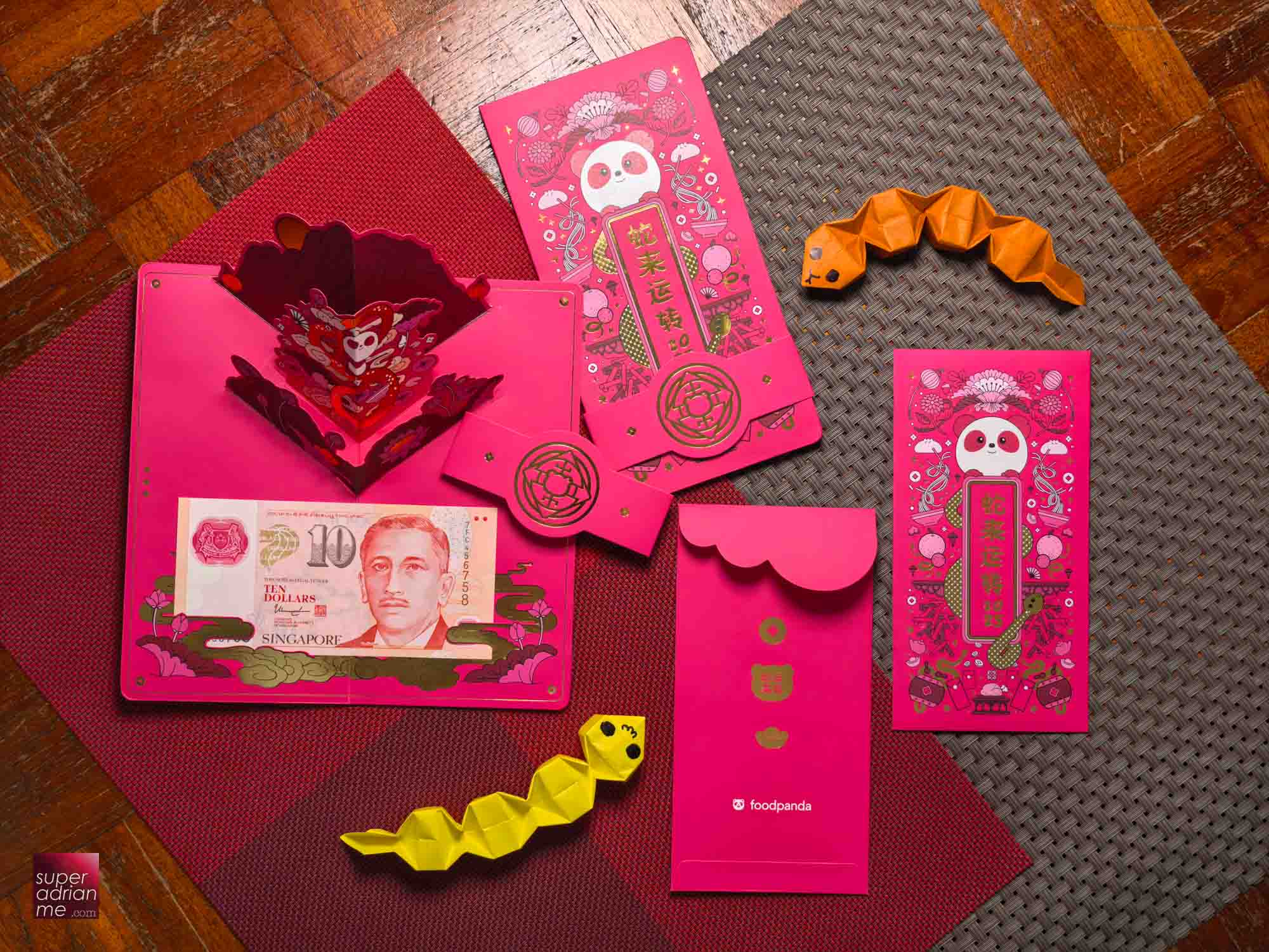 Foodpanda Singapore CNY 2025 red packet ang bao design | SUPERADRIANME.com