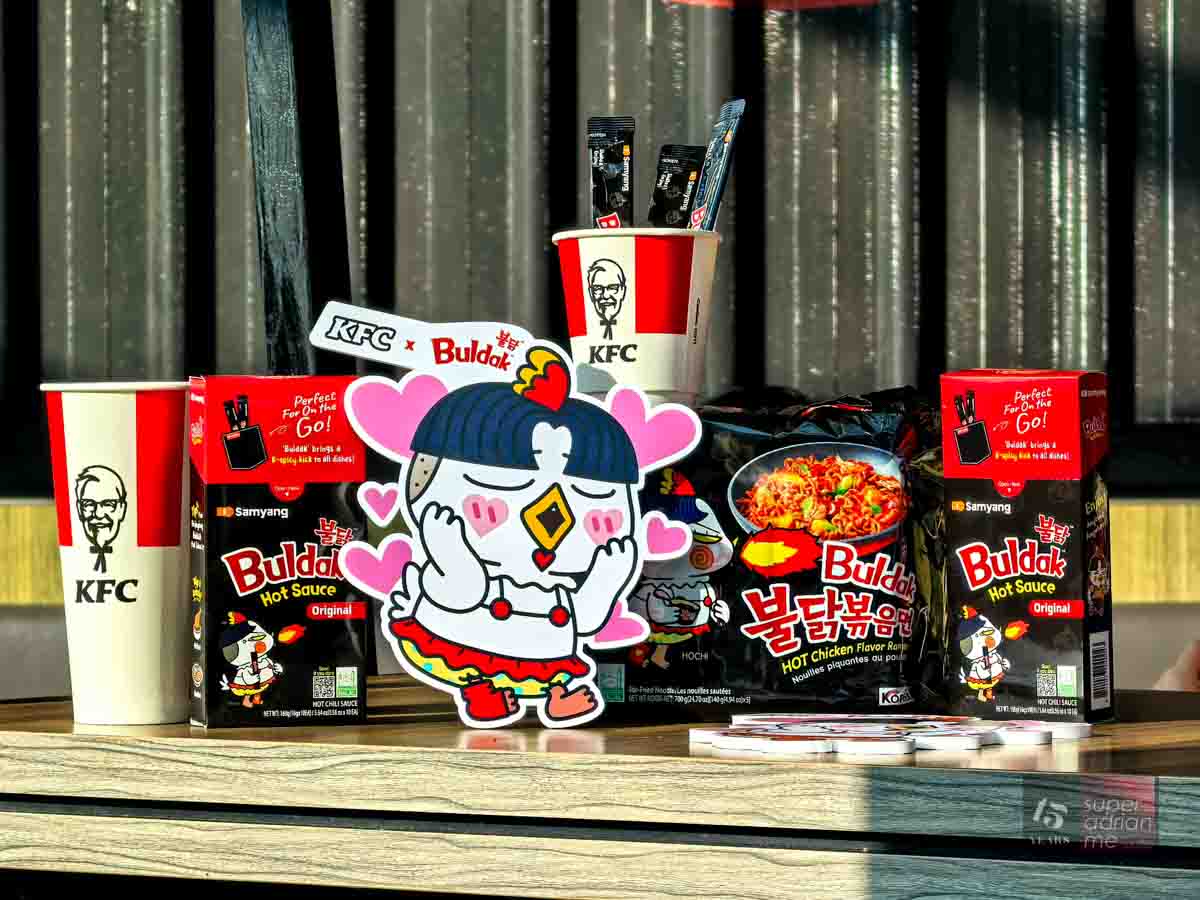 KFC x Samyang Buldak mascot collaboration | SUPERADRIANME.com