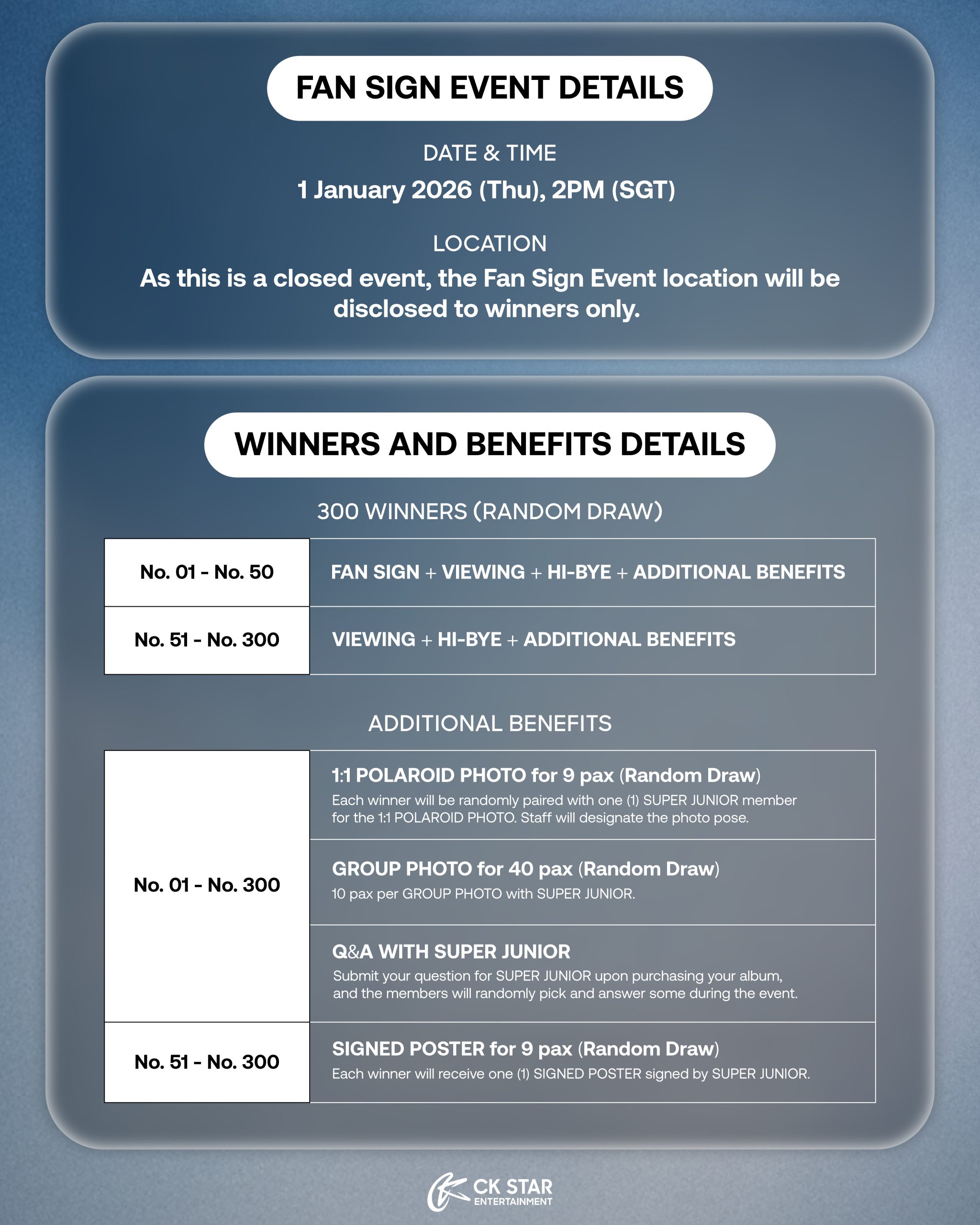 2 FAN SIGN EVENT DETAILS | SUPERADRIANME.com