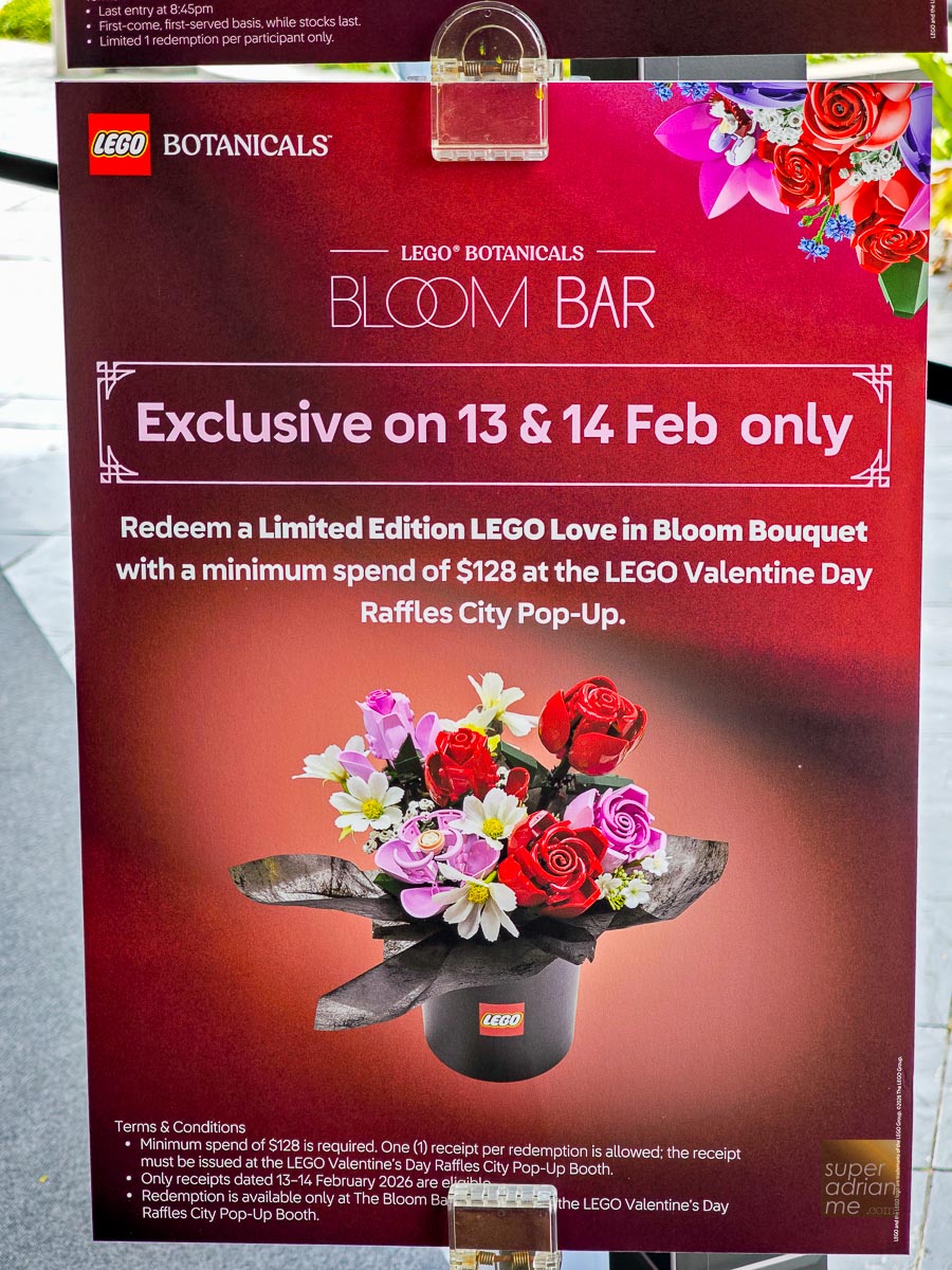 LEGO x Valentines Day at Raffles City February 2026 -130151 ...