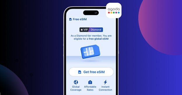 Agoda VIP Diamond Members get free global eSIMs. | SUPERADRIANME.com